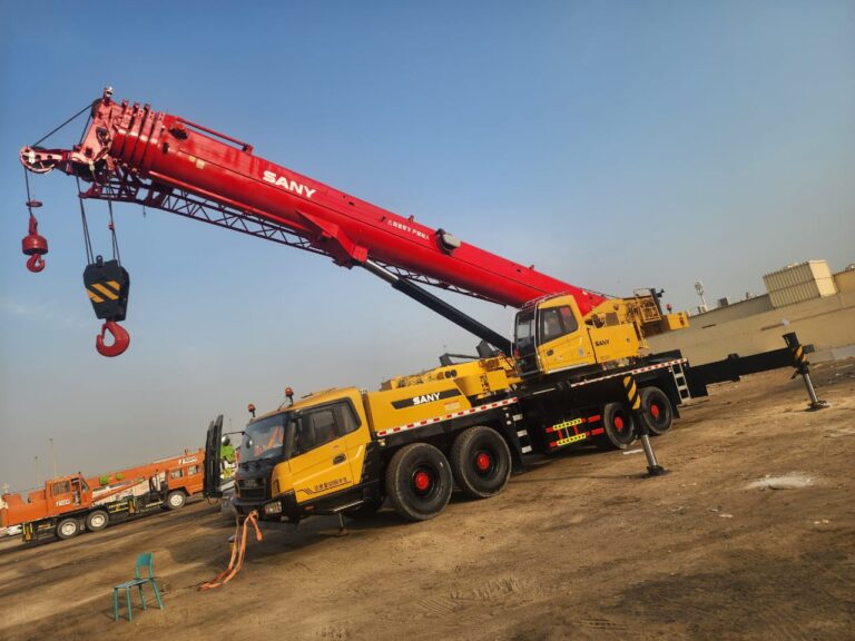 Sany 100 Ton Truck Mounted Crane Rental - Khaibar Transport